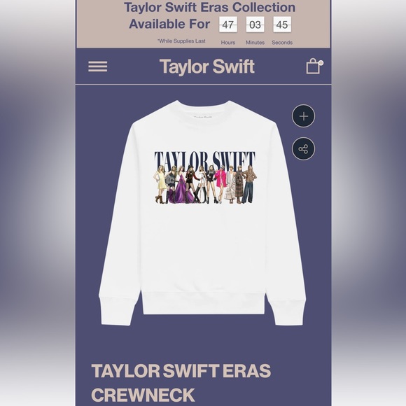 Taylor Swift | Tops | Rare Limited Edition Taylor Swift Midnights Era ...